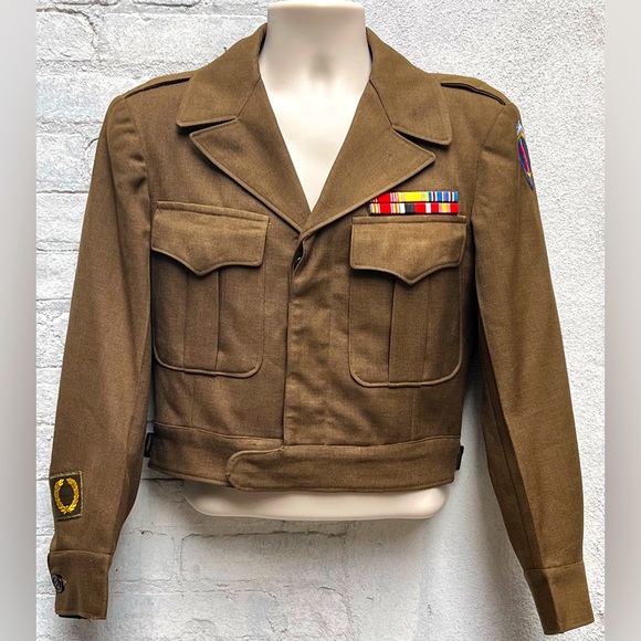 Jackets & Coats | Vintage Wwii Army European Campaign Uniform Jacket ...